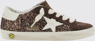 Golden Goose Super-Star Sneakers aus Leder f&uuml;r Jungen mit Used-Look