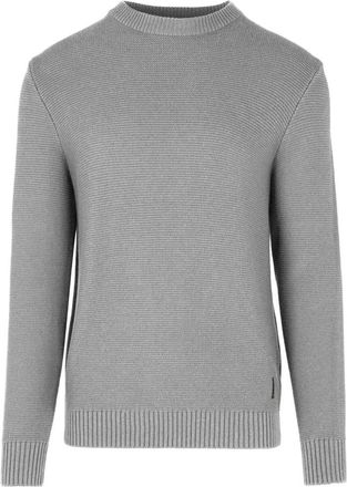 Bomboogie Homme, Pulls, Gris, Taille: XL Pull Ras du Cou en Tricot C&ocirc;tel&eacute;