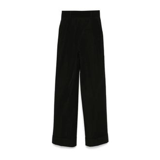 Philosophy di Lorenzo Serafini Femme, Pantalons, Noir, Taille: 40 FR Wide Pantalons