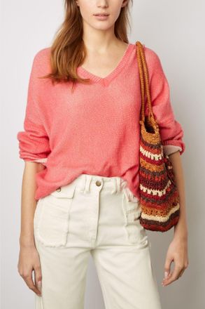 Gerard Darel Pull V en cachemire - LUDOVICA - Corail