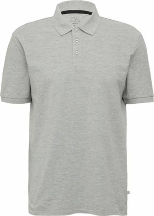 QS by s.Oliver Herren 2165559 Polo Shirt, grau meliert, XXL