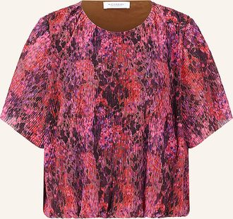 Rich & Royal Blusenshirt Mit Plissees rot