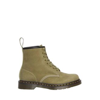 Dr. Martens Tumbled Nubuck Wildleder Stiefel - - Shoes - Herren - Gr&uuml;n - 44 EU