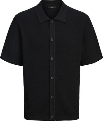 Jack & Jones Male Gestricktes Polo Einfarbig Gestricktes Polo