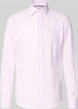 Christian Berg Regular Fit Business Hemd aus Baumwolle mit Kentkragen