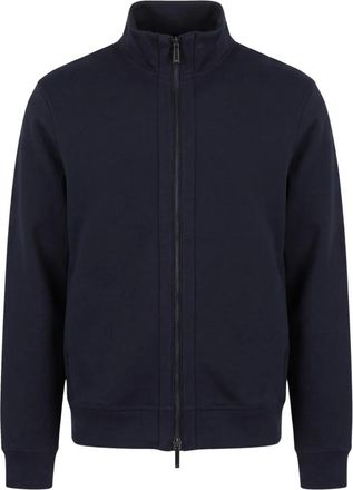 Emporio Armani Homme, Sweatshirts et sweats &agrave; capuche, Bleu, Taille: M Zip-through