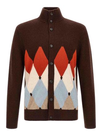 Ballantyne Cardigan - Marron