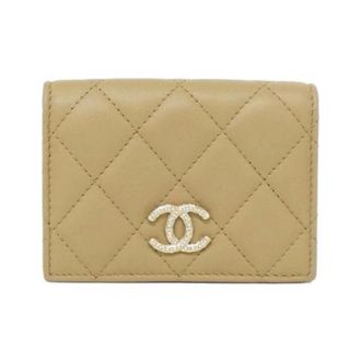 Chanel Pre-owned Lambskin Card Case Ap4733 - - Pre-owned - Damen - Beige - ONE SIZE