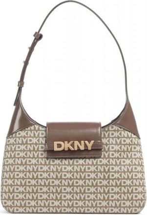 DKNY Dkny, Femme, Sacs, Brun, Taille: ONE Size Avril Shoulder Bag