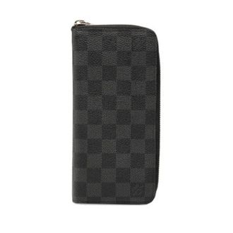 Louis Vuitton Pre-owned Damier Graphite Zip Around Geldb&ouml;rse - - Pre-owned - Damen - Schwarzk - ONE SIZE