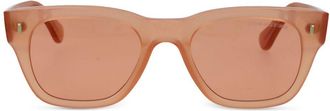 Cutler and Gross Sonnenbrille mit eckigem Gestell - Rosa