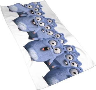 Hdadwy Grizzy und die Lemminge Tabodi, saugfähiges Handtuch, Badetücher, weiche Handtücher, Spa-Handtuch für Badezimmer, Hotel, Fitnessstudio, Gesichtsreinig