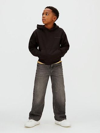 Calvin Klein L&auml;ssiger Logo-hoodie Mit Print - Ck Black - Jungen - 4