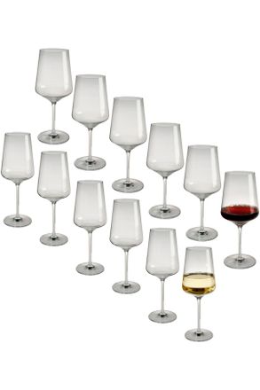 Ritzenhoff Gl&auml;serset Sonnenschliff, Klar, Glas, 12-teilig, 9.3x22.5x9.3 cm, Fsc, Made in Germany, Essen & Trinken, Gl&auml;ser, Gl&auml;ser-Sets