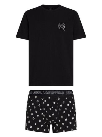 Karl Lagerfeld lot de boxers Ikon - Noir