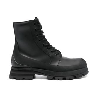 Alexander McQueen Wander Schn&uuml;rstiefel - - Shoes - Herren - Schwarzk - 39 EU