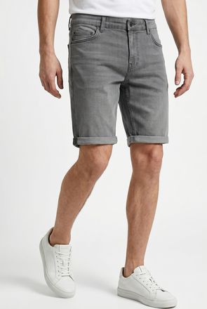 Only & Sons Shorts ONLY & SONS ONSPLY PIM DNM SHORTS, Herren, Gr. XXL, N-Gr, medium grau denim, Web, Obermaterial: 65% Baumwolle, 18% Polyester, 15% Viskose, 2% E