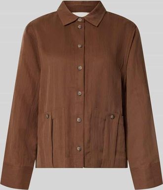 Fynch-Hatton Jacke mit Knopfleiste und aufgesetzten Taschen