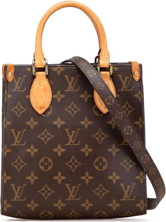 Louis Vuitton sac à bandoulière monogrammé Sac Plat BB (2021-2025) - Marron