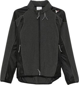 Roa Roa, Homme, Sport, Noir, Taille: M Numb Pinstriped Hood Jacket