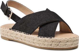 Jenny Fairy Espadrilles Jenny Fairy WSS990-201 Schwarz