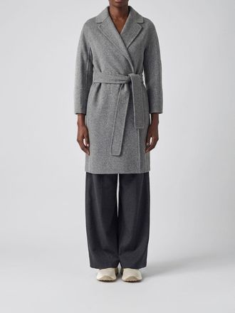 Max Mara S Max Mara Manteau peignoir en pure laine vierge longueur genou