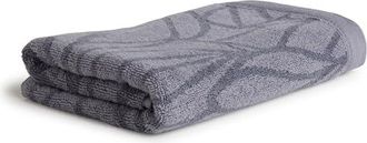 Möve Monochrome Organic Lines Handtuch 50 x 100 cm aus 80% Baumwolle/ 20% Viskose aus Bambus-Zellstoff, Stone