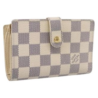 Louis Vuitton Pre-owned Damier Azur Canvas Geldb&ouml;rse - - Pre-owned - Damen - Wei&szlig; - ONE SIZE