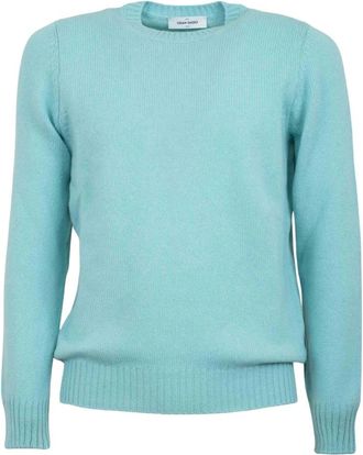 Gran Sasso Homme, Pulls, Bleu, Taille: 3XL Pull Girocollo
