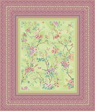 Bassetti TISCHDECKE, Baumwolle, GRÜN, 140x170