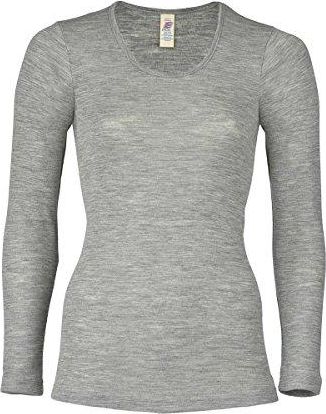 Engel Maillot de corps manches longues pour femme - Gris - 36