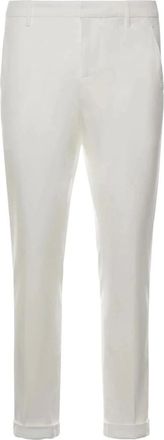 Dondup Homme, Pantalons, Blanc, Taille: W35 Pantalon Slim-fit Gaubert