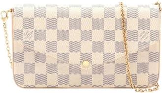 Louis Vuitton Pre-owned Pochette Felicie - Femme - Pre-owned - Blanc - Taille: ONE Size