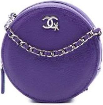 Chanel Sac bandouli&egrave;re vintage doccasion - Femme - Pre-owned - Violet - Taille: ONE Size