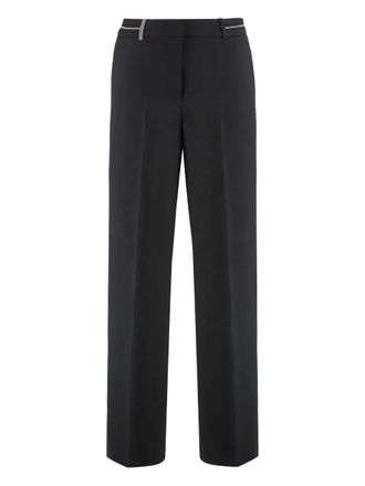 PESERICO Verzierte Hose - Schwarz