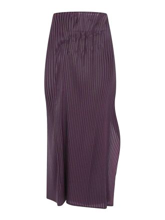 Issey Miyake Jupe Longue - Rouge