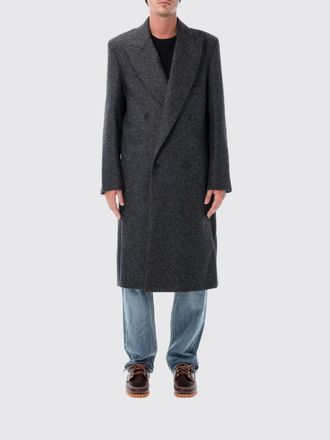 J.W.Anderson Manteau long crois&eacute; en laine avec revers en pointe