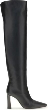 Giuseppe Zanotti Femme, Chaussures, Noir, Taille: 39 EU Bottes hautes en cuir avec bout en amande