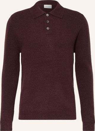 Profuomo Profuomo Strick-Poloshirt lila