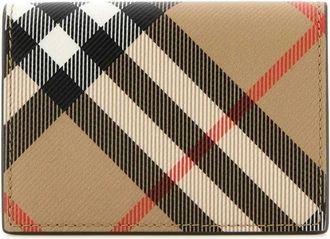 Burberry Portemonnaies - Compact Minimalist Wallet In Classic Beige Tone - Gr. unisize - in Braun - für Damen