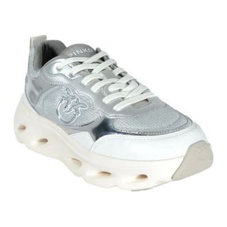 Pinko Pinko, Femme, Chaussures, Gris, Taille: 38 EU Baskets Pink 09