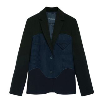 Desigual AME Wave Diplo - Femme - Vestes - Bleu - Taille: 40 FR