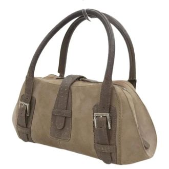 Loewe Pre-owned Cuir sacs-main - Femme - Pre-owned - Beige - Taille: ONE Size