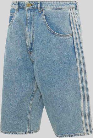 adidas Originals Regular Fit Jeansshorts aus reiner Baumwolle