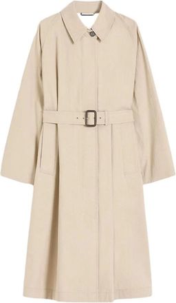 Max Mara Femme, Manteaux, Beige, Taille: 36 FR Impermeabile 2615021041600