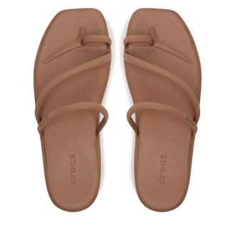 Crocs Zehentrenner Crocs Miami Toe Loop Sandal 209862 Braun