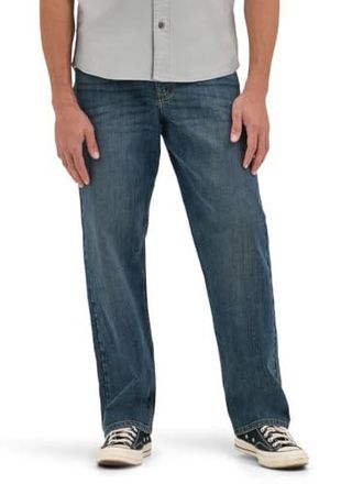 Wrangler Genuine Jean d&eacute;contract&eacute; pour Homme - Bleu - 36W x 30L