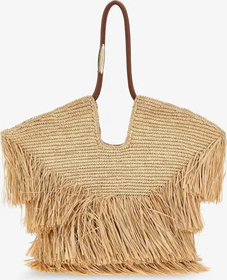 Zimmermann Goldentime raffia shoulder bag - ZIMMERMANN - gender_Woman