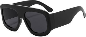 Generic Lunettes De Soleil Carr&eacute;es &Agrave; Grande Monture For Hommes Et Femmes, Tendance, For Lext&eacute;rieur, Les F&ecirc;tes La Conduite(Black)