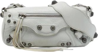 Balenciaga Sac bandouli&egrave;re Le Cagole Pre-owned - Femme - Pre-owned - Blanc - Taille: ONE Size